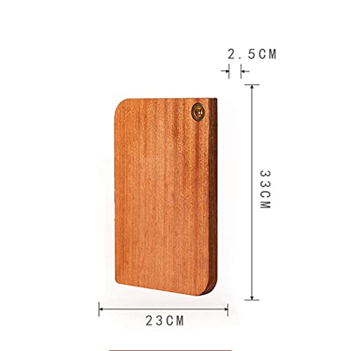 GULRUH Wood Cutting Boards for Kitchen, Ebony Wood Cutting Board, Solid Wood Cutting Board, Kitchen Household Vegetable Cutting Square Thickened Whole Wood Cutting Board