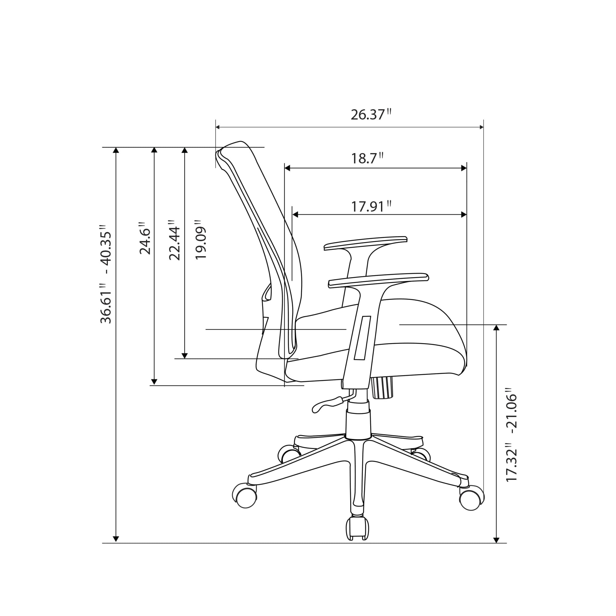 Brenton Studio® Radley Task Chair, Black
