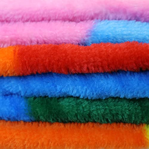 Progress Pride Super Plush Blanket - 50x60 Soft Throw Blanket - Perfect for Cuddle Season Progressive Pride LGBT Blanket