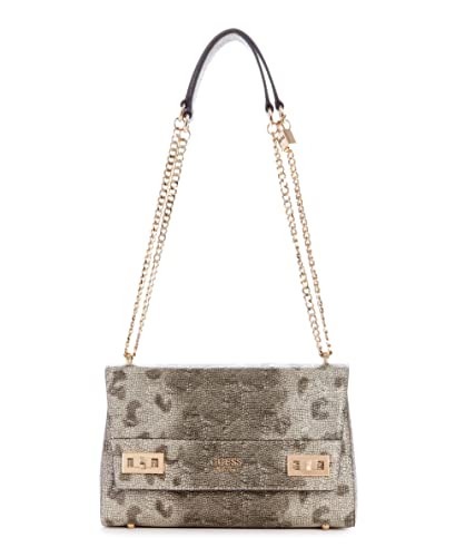 GUESS Katey Flap Shoulder Bag, Charcoal