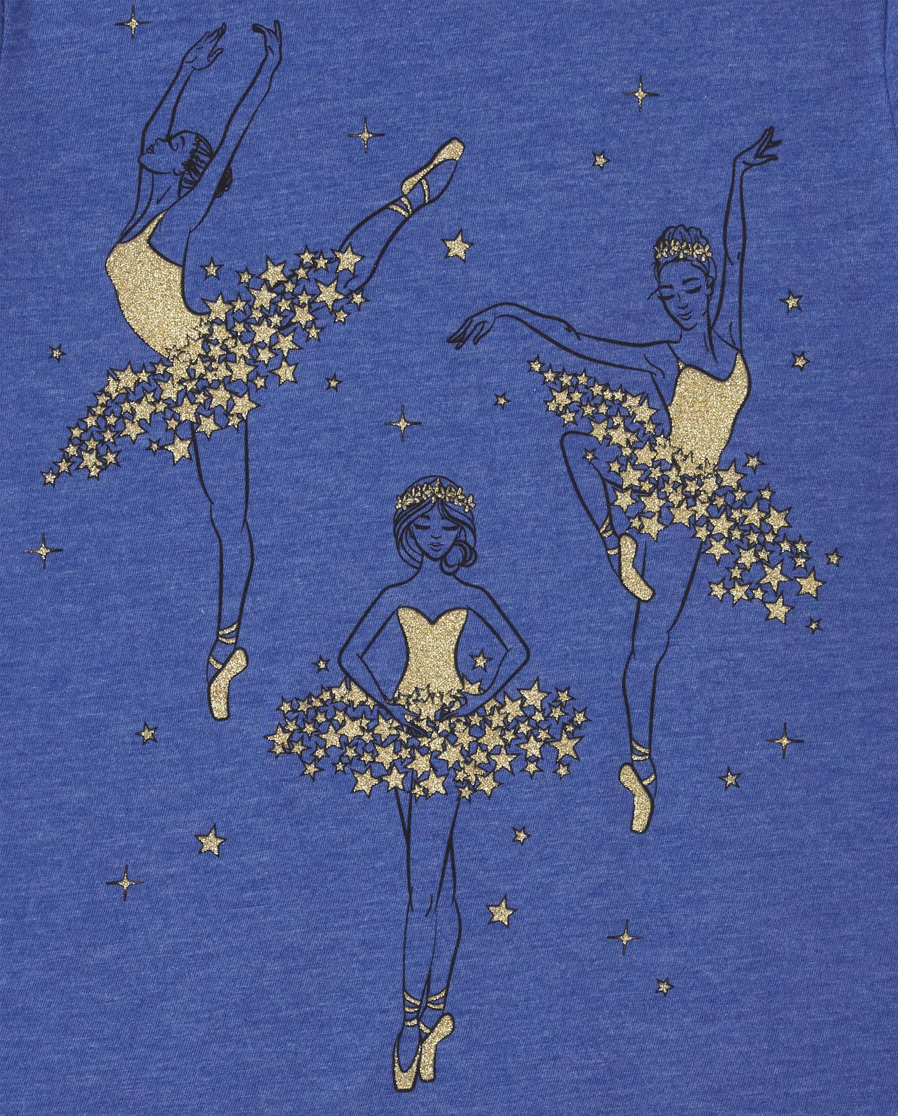 The Children's Place girls The Children's Place Long Sleeve Graphic T- 2-pack Shirt, Dance, Medium US