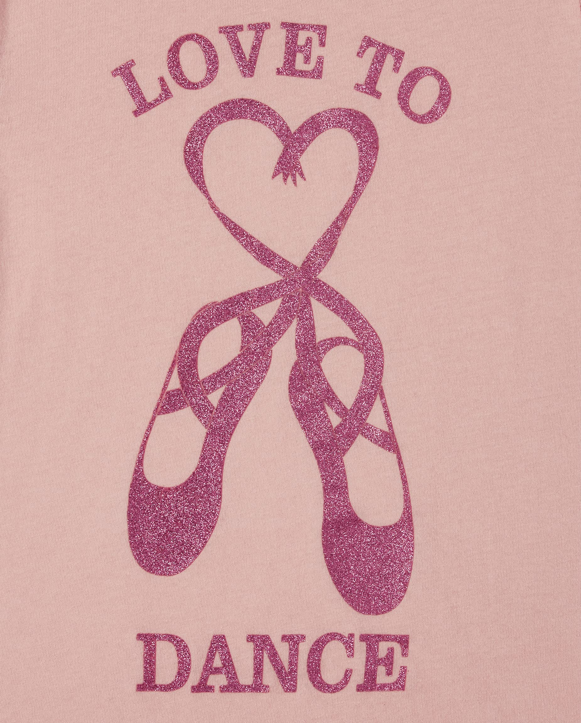 The Children's Place girls The Children's Place Long Sleeve Graphic T- 2-pack Shirt, Dance, Medium US