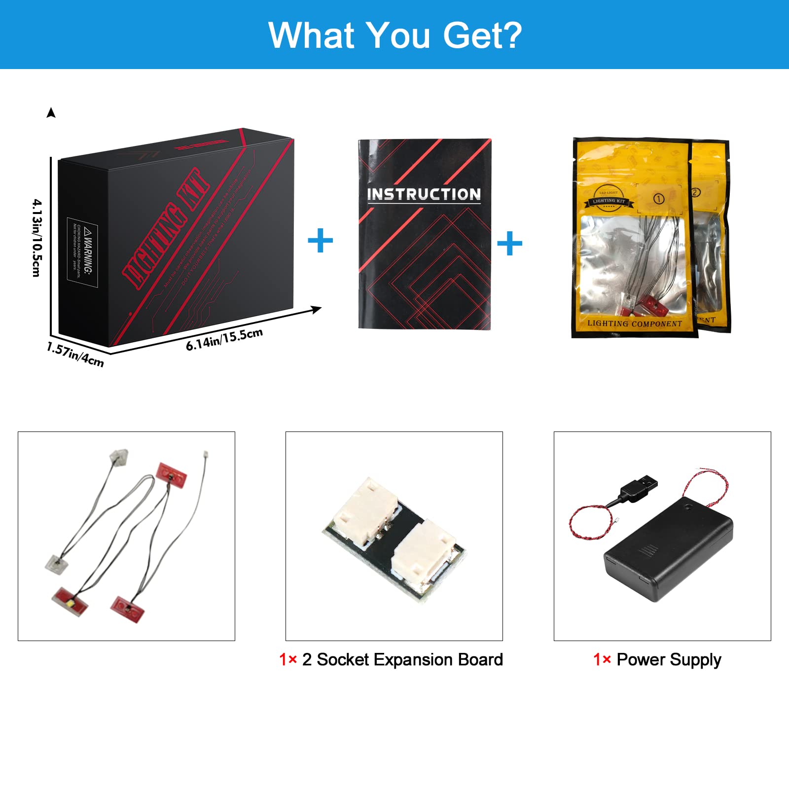 VONADO LED Light Kit Compatible with Lego Speed Champions Ferrari 812 Competizione 76914, DIY Lighting Set Compatible with Lego Ferrari 76914 Race Vehicle (NO Model)