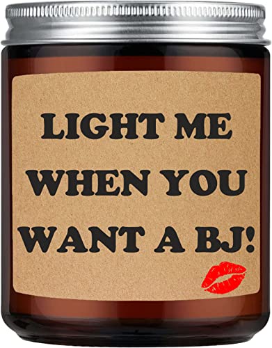 Gifts for Men - Funny Gifts for Men,Him, - Birthday Gifts for Fiance,Couple,Husband - Valentines Day Gifts for Him,Naughty Fathers Day Anniversary Engagement Gifts for Husband,Fiance - Lavender Candle