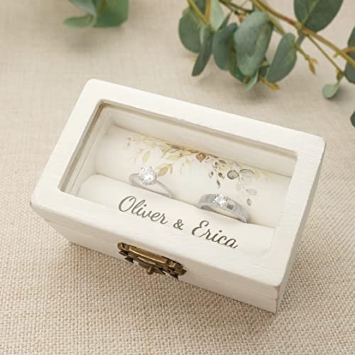 Personalised Wedding Ring Box,Wedding Ring Box,Custom Wedding Ceremony Ring Box, Engagement Ring box,Ring Box Wedding Ceremony,Ring Box for Wedding Ceremony