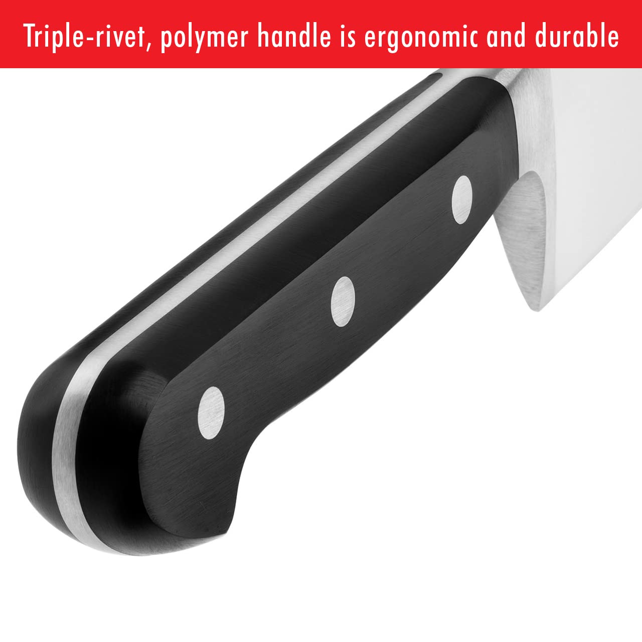 Zwilling J.A. Henckels Professional S, Chef Knife, Kitchen Knife, German Knife, 8 Inch, Stainless Steel, Black