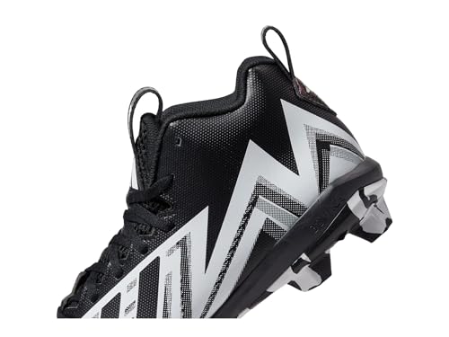 adidas Men's Freak Spark 23 Football Shoe, Black/White/Black (Molded), 12