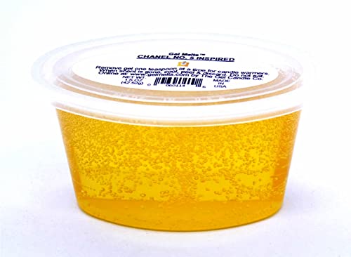 3 Pack CHANEL NO. 5 INSPIRED Aroma Gel Melts For Warmers And Burners By The Gel Candle Company PEEL, MELT AND ENJOY
