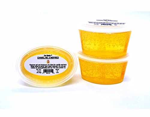 3 Pack CHANEL NO. 5 INSPIRED Aroma Gel Melts For Warmers And Burners By The Gel Candle Company PEEL, MELT AND ENJOY