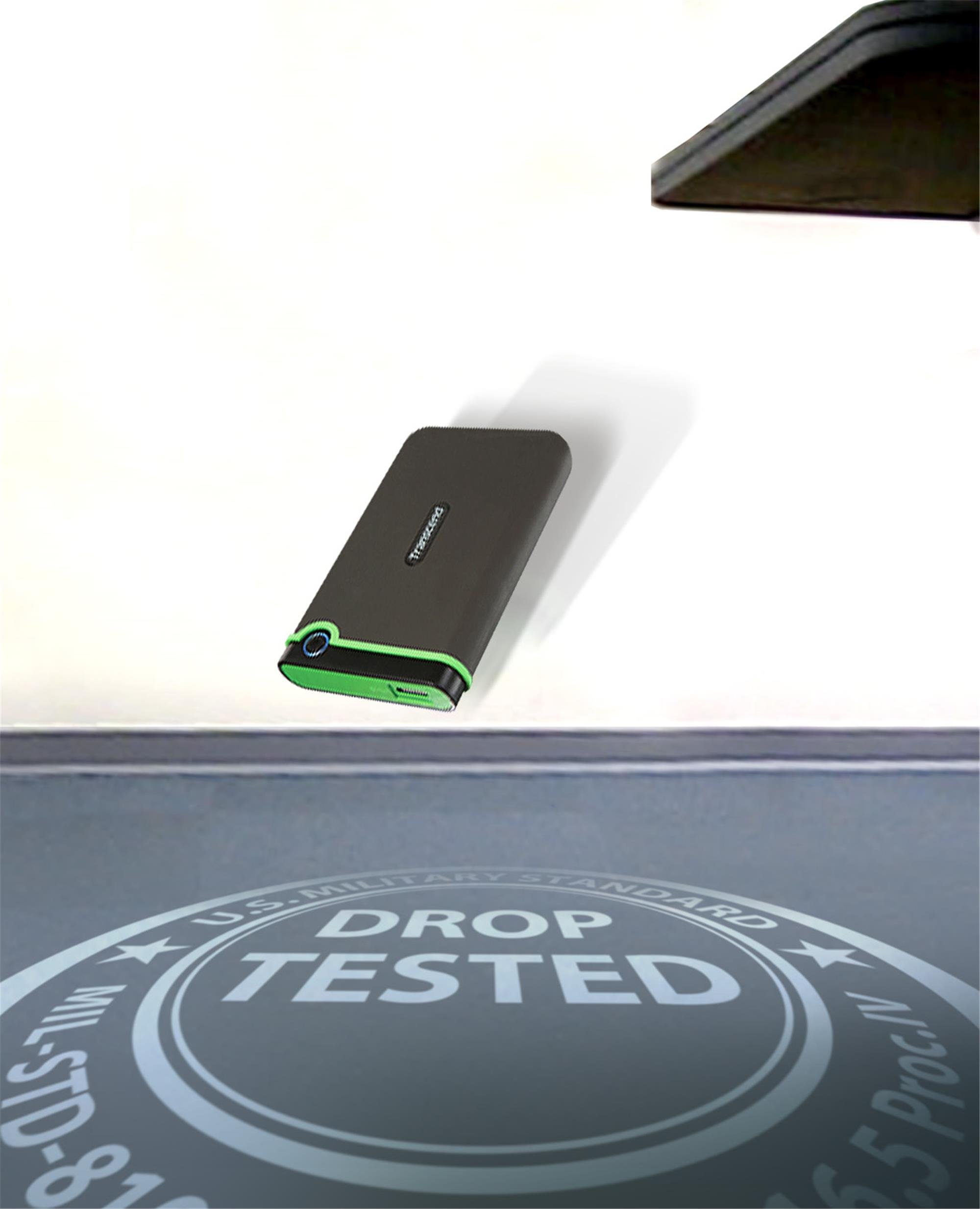 Transcend 2 TB StoreJet M3 Military Drop Tested USB 3.0 External Hard Drive (TS2TSJ25M3)