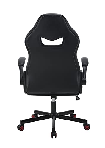 Ergonomic Office Chair,Adjustable Swivel Home Office Desk Chair, Leather Office Chair with Armrest Computer Chair for Heavy People,Comfortable Home Executive Office Chair(Black)