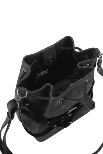 Killstar Faye Realm Bag Gothic O-Ring Grunge Punk Drawstring Studded