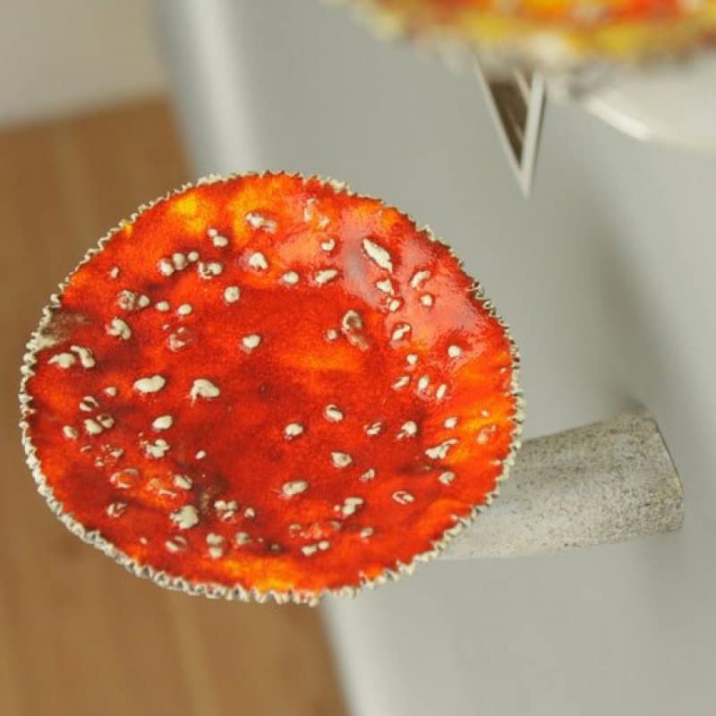 WSZJJ Mushroom Wall Rack Creative Storage Rack Mushroom Shaped Home Decoration Pendant Wall Rack