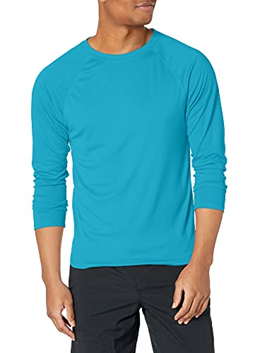 Kanu Surf Men's Standard Long-Sleeve Rashguard, Blue, XX-Large