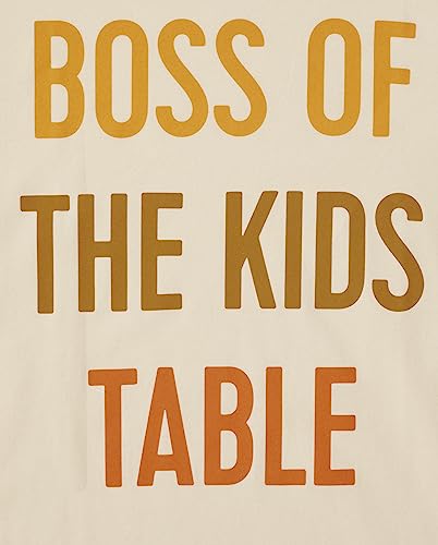 The Children's Place Boys All Holidays Long Sleeve Graphic T-Shirts Thanksgiving Boss X-Large