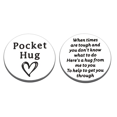 Pocket Hug Token Get Well Soon Gifts for Women Men Friendship Gifts for Women Friends Cancer Survivor Gifts for Women Birthday Graduation Gifts for Her Him Long Distance Relationship Christmas Gifts