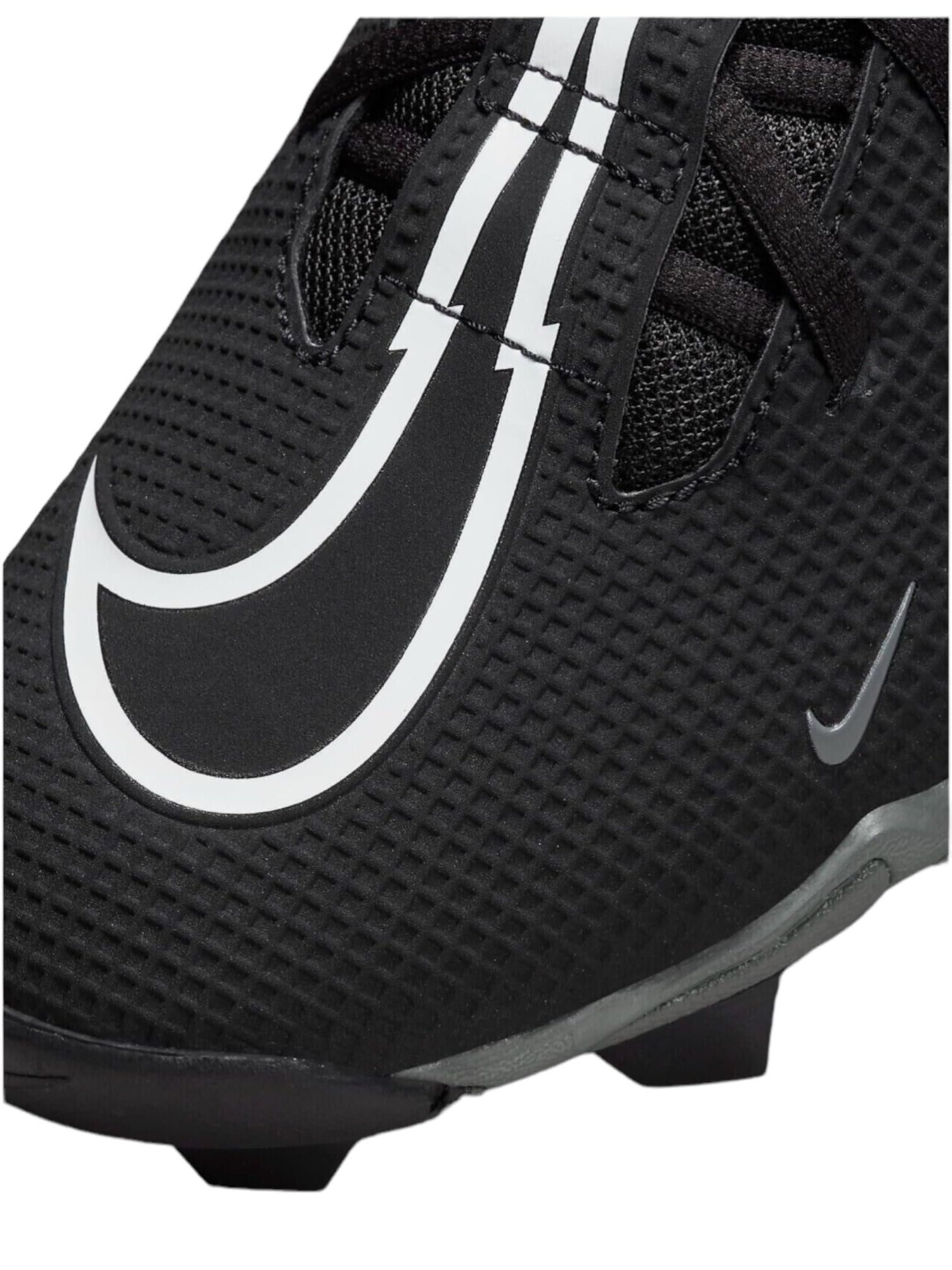 Nike Alpha Menace 3 Shark Men's Football Cleat (us_Footwear_Size_System, Adult, Men, Numeric, Medium, Numeric_12), Black/Iron Grey/White