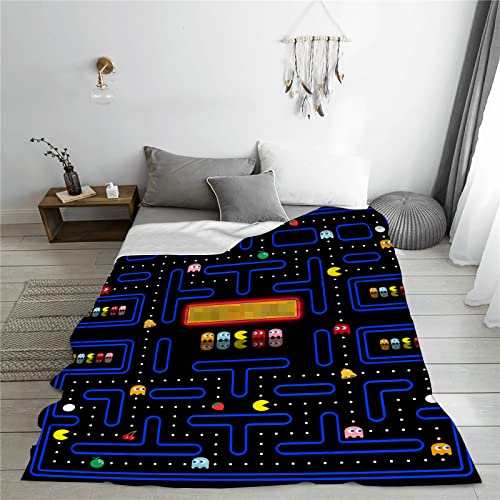 Gobits Video Game Blanket Game Gifts Game Throws Blankets for Teens Adults Christmas Halloween Thanksgiving Birthday Gifts 50'×60', Blanket-2
