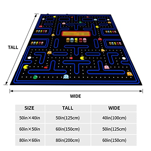 Gobits Video Game Blanket Game Gifts Game Throws Blankets for Teens Adults Christmas Halloween Thanksgiving Birthday Gifts 50'×60', Blanket-2