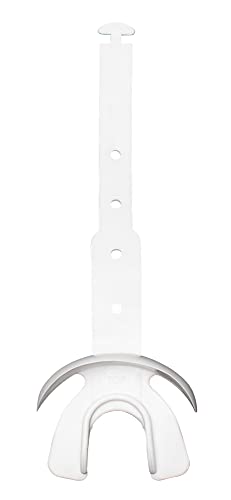 Markwort Vettex Doubleguard Mouthguard for Football, Lacrosse, MMA, Boxing, Braces - Breathable Doubleguard with Lip Protection and Strap,White