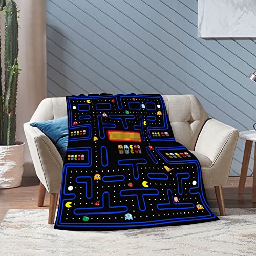 Gobits Video Game Blanket Game Gifts Game Throws Blankets for Teens Adults Christmas Halloween Thanksgiving Birthday Gifts 50'×60', Blanket-2