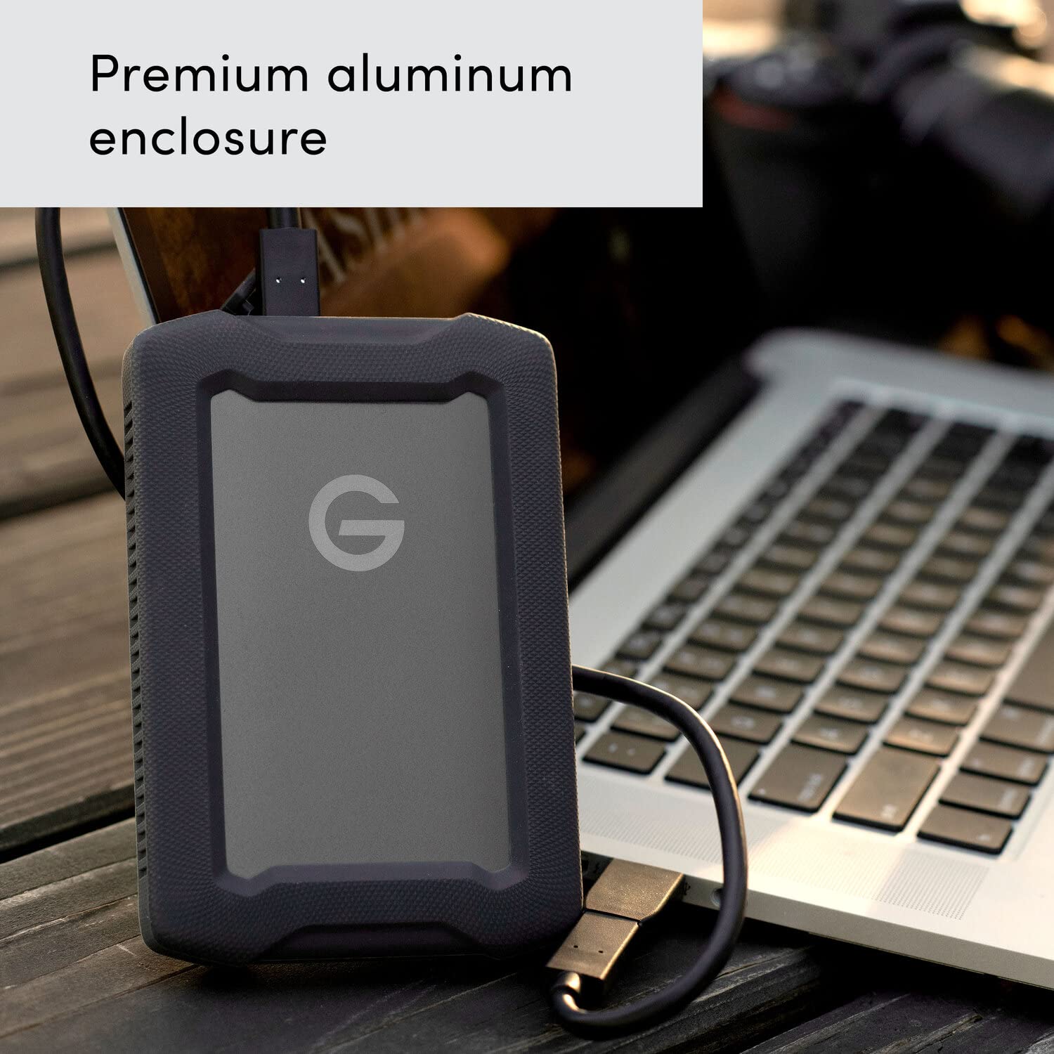 SanDisk Professional 2TB G-Drive ArmorATD - Rugged, Durable Portable External Hard Drive HDD, USB-C, USB 3.2 Gen 1 - SDPH81G-002T-GBA1D