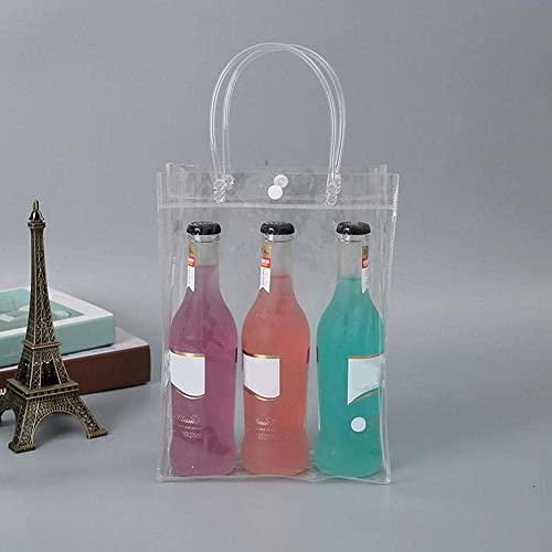 Women Clear PVC Tote Bag Shoulder Handbag Transparent Tote Waterprof Clutch Beach