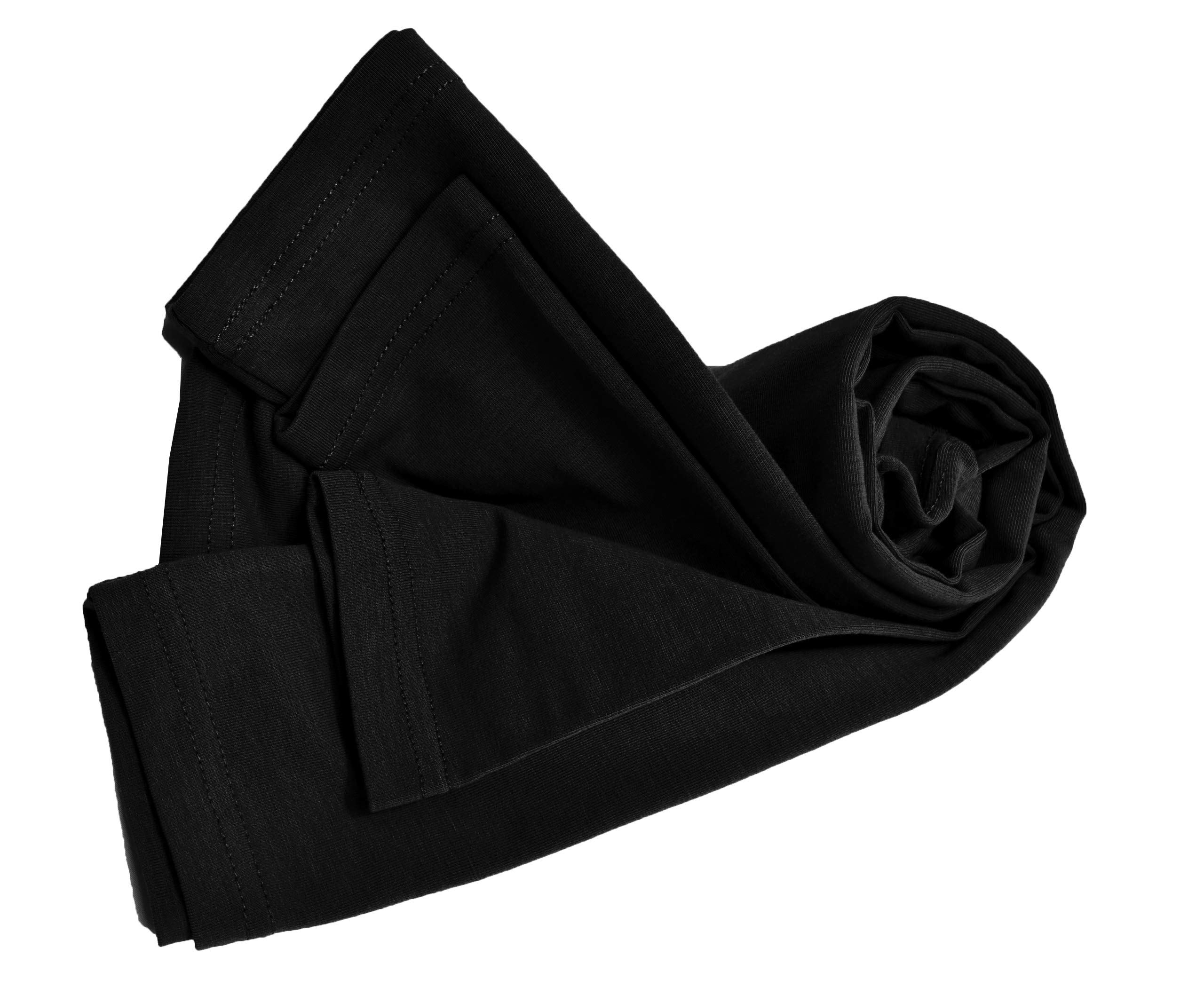Natural Uniforms Women's Under Scrub Tee Crew Neck Long Sleeve T-Shirt-3-Pack (Medium, 3 Pack Black)