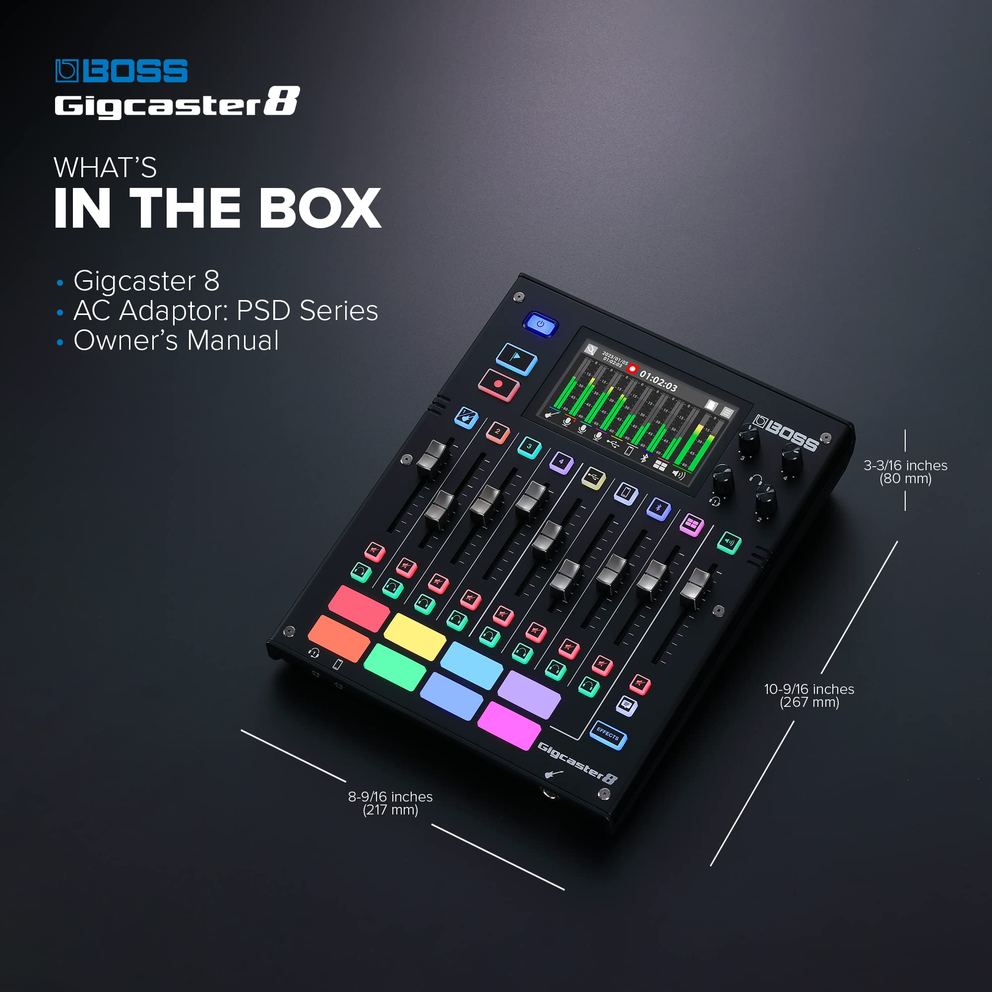 Boss Gigcaster 8 Streaming Mixer