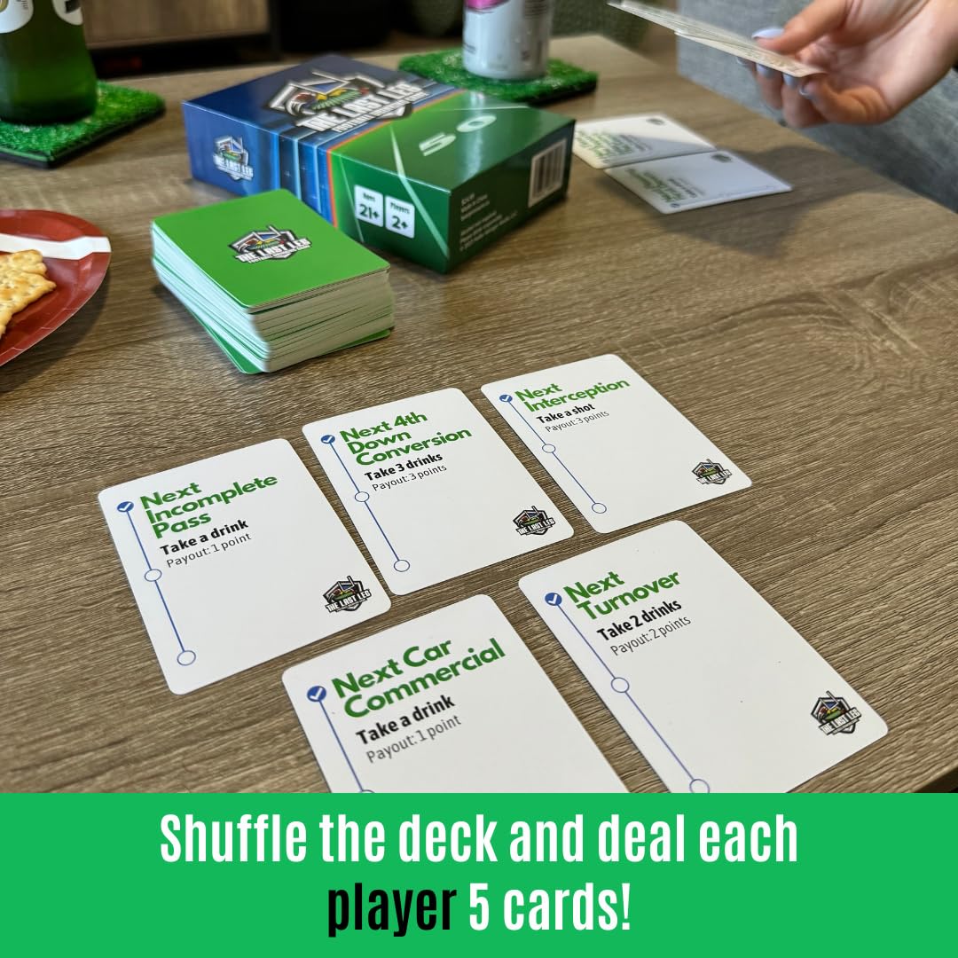 Beer Pressure The Last Leg - Live Football Drinking Game. Perfect for Game Days, Tailgates, Parties, and Pre Games.