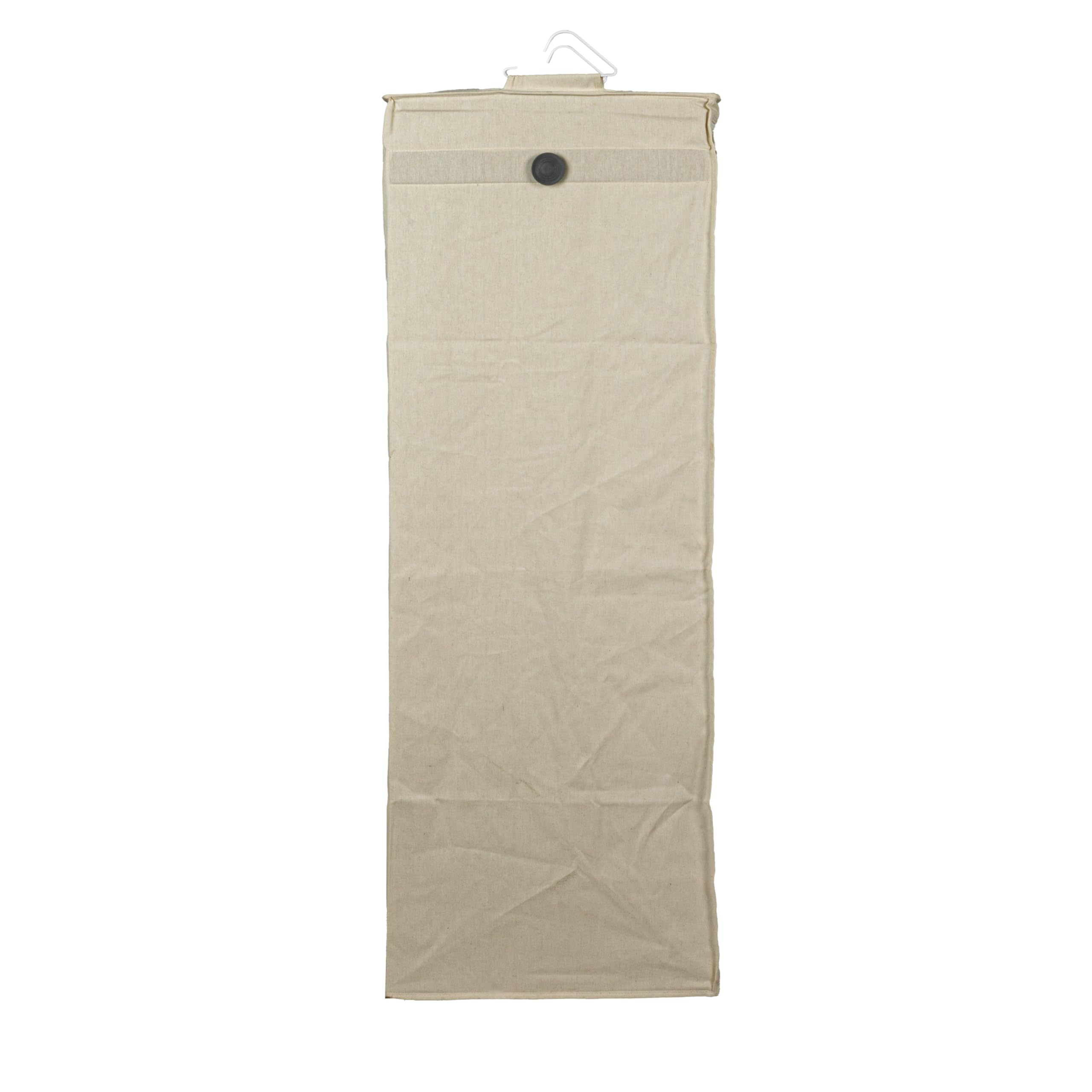 Household Essentials 311332 Hanging Wardrobe Garment Storage Bag | Natural Canvas