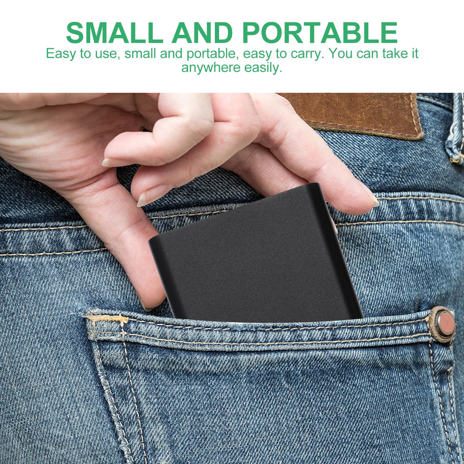 UKCOCO 1pc SSD Solid State Drive Small Hard Drive External Hard Drive 128GB Hard Drive 128GB HDD 128GB Hard Drive Hard Disk External HDD Portable Hard Drive Mobile SSD 128GB Metal Mini