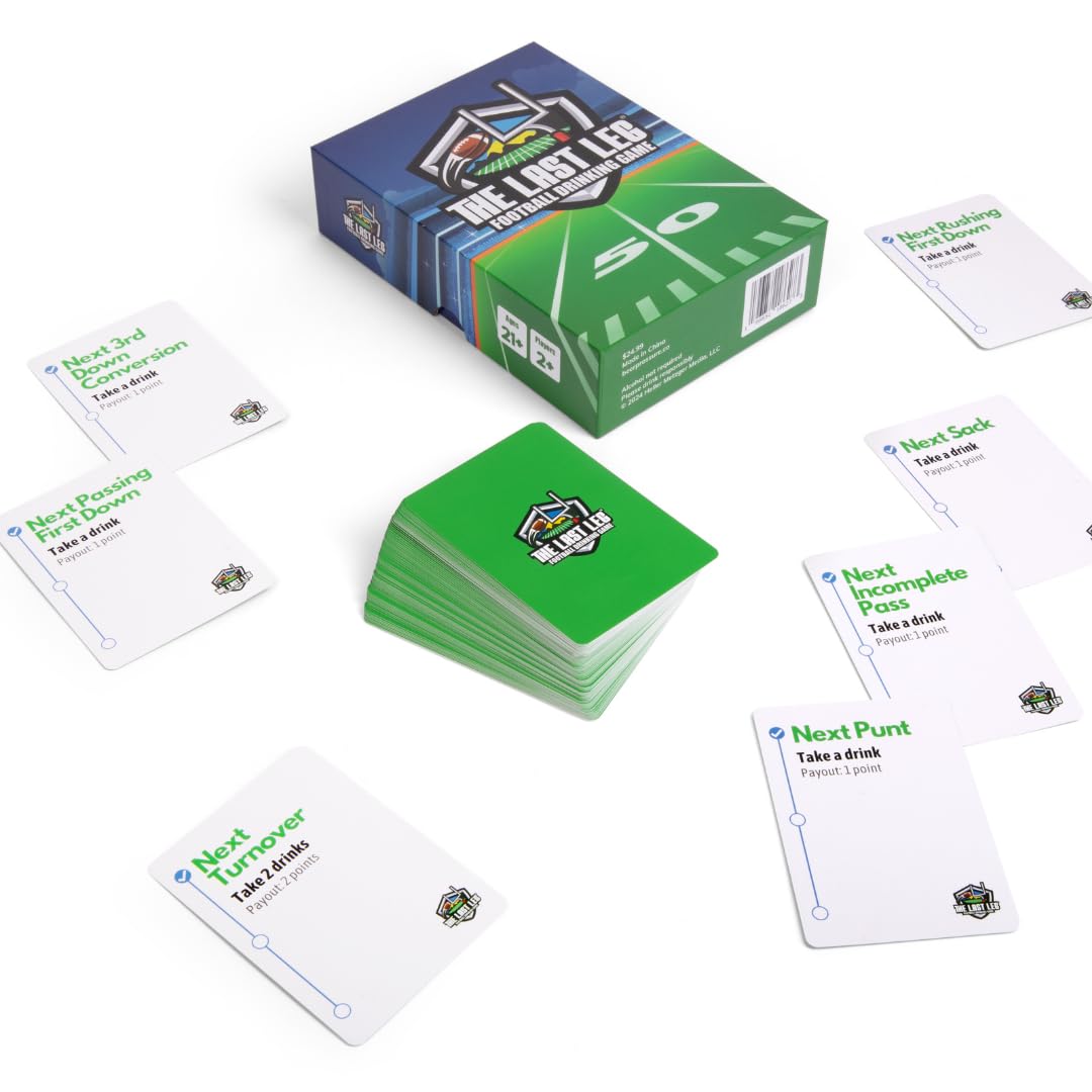 Beer Pressure The Last Leg - Live Football Drinking Game. Perfect for Game Days, Tailgates, Parties, and Pre Games.