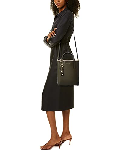 Zac Posen Small Floral Garden Leather Tote Crossbody, Green