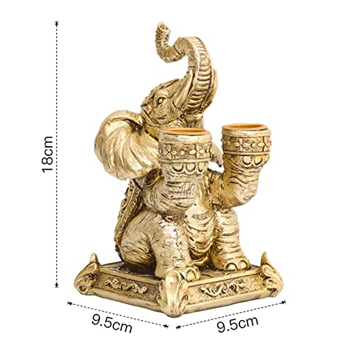 KLKCMS Shape Pillar Candle Candlestick Home Living Room Ornaments