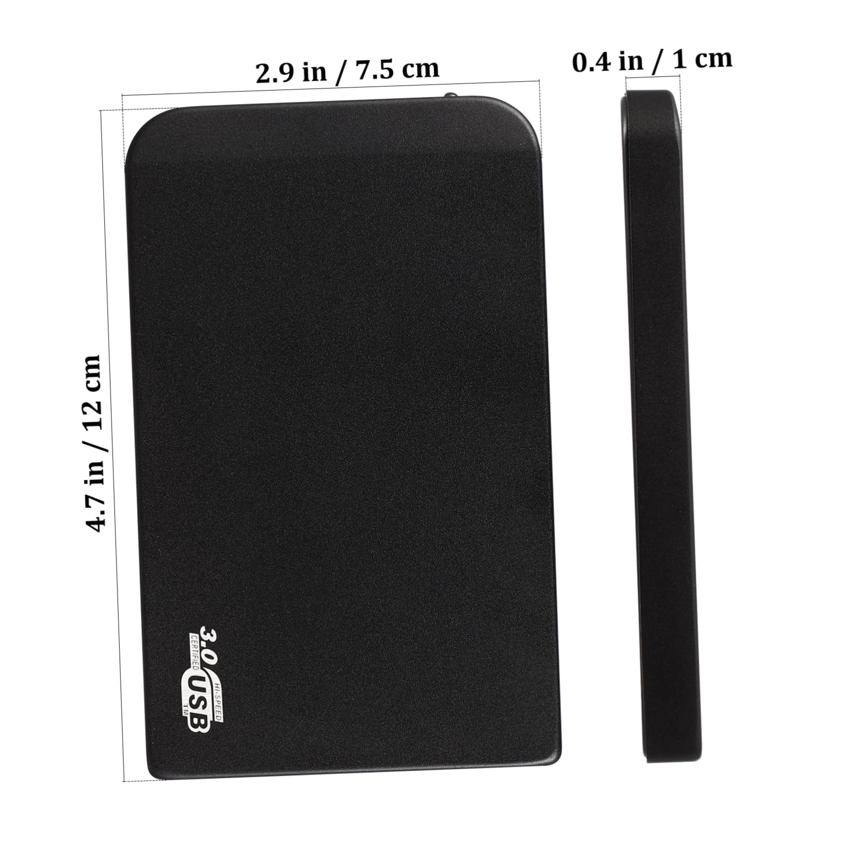 KJHBV 4tb Mobile Hard Disk Usb3.0 Upgrade Version Black Cross-Border HDD Case for Computer Hard Drive Disk HDD External Hard Drive Aluminum Alloy SSD 2tb Driver