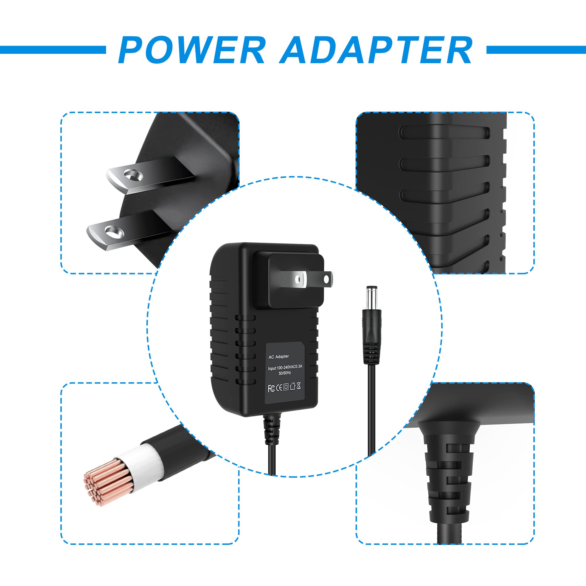 J-ZMQER AC Adapter Compatible with Siemens Gigaset SL370 SL375 SL400 SL400A Power Supply Charger PSU
