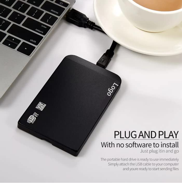 Portable HDD External Hard Drive 2TB for PC Desktop Mac