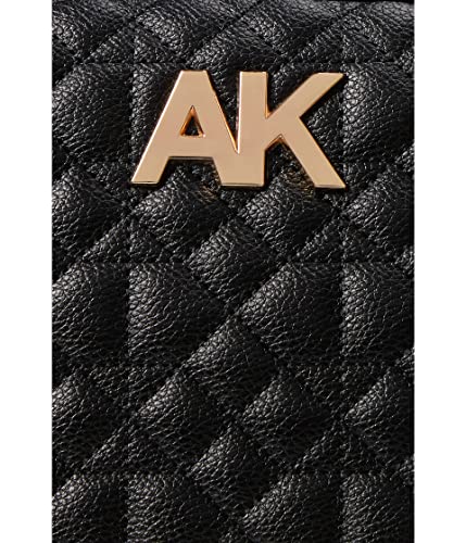 Anne Klein Quilted Camera Crossbody Black One Size