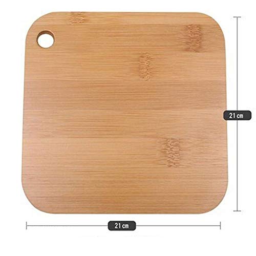 GULRUH Wood Cutting Boards for Kitchen, Natural Bamboo Cutting Board Chopping Block Kitchen Baking Bread Fruit Food Supplement Plate Wooden Complementary Tray