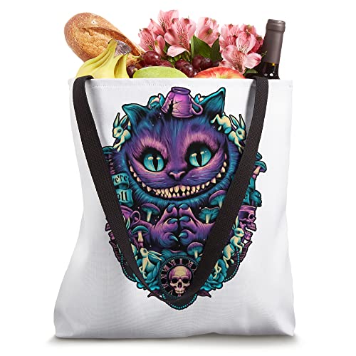 Cheshire Cat shirt Alice in Wonderland Graphic Tote Bag