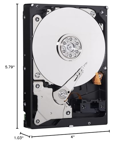 Western Digital 2TB WD Blue PC Internal Hard Drive HDD - 5400 RPM, SATA 6 Gb/s, 256 MB Cache, 3.5" - WD20EZAZ