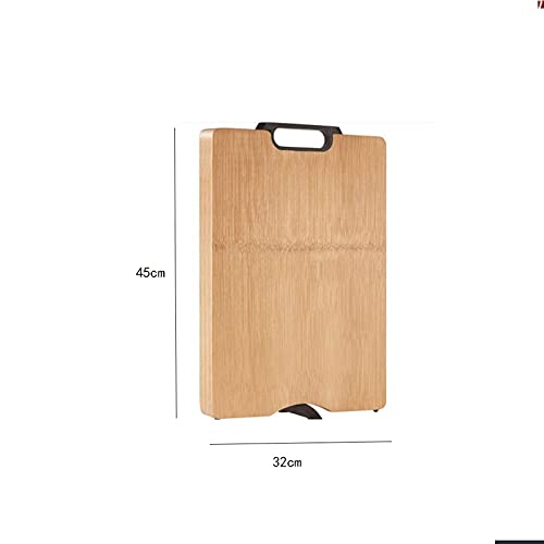 GULRUH Wood Cutting Boards for Kitchen, Bamboo Cutting Board|Double-Sided Bamboo Poly Cutting Board for Kitchen | Easy to Wash and Clean | BPA Free|45 * 32cm
