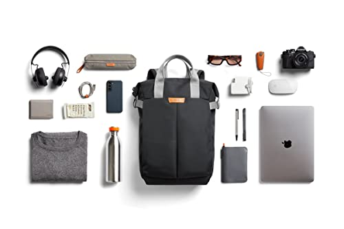 Bellroy Tokyo Totepack, water-resistant woven convertible backpack and tote bag - Slate