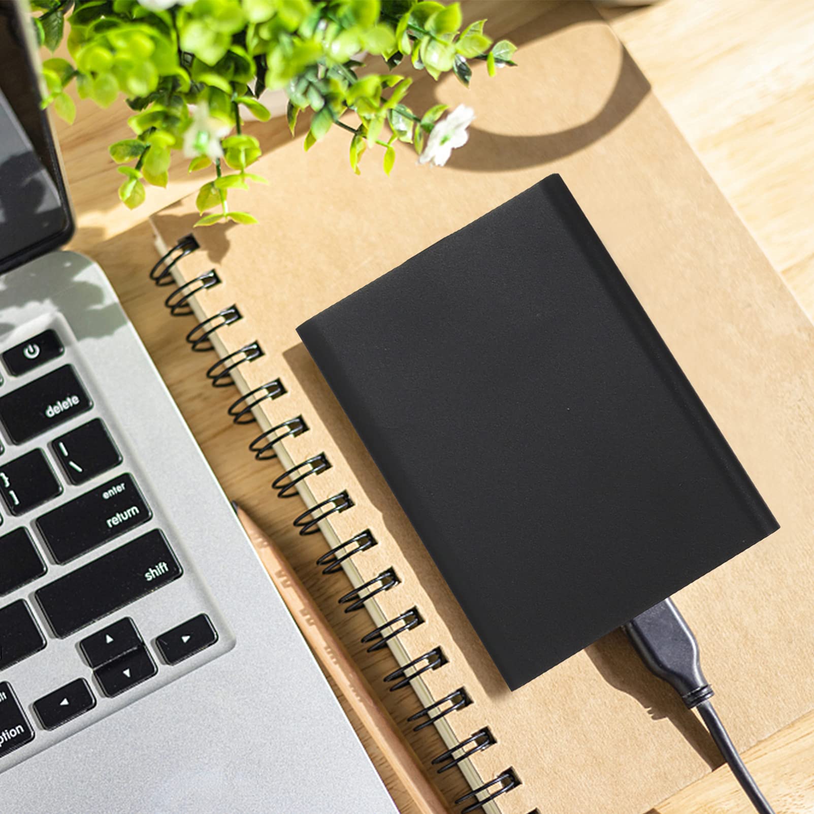SOLUSTRE Hard Drive HDD 128G External Hard Drive Portable Mobile SSD Mini Expansion Hard Disk Portable Hard Drive External Hard Drive Black Portable External Hard Drive HDD