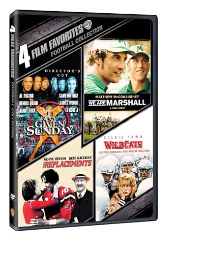 4 Film Favorites: Football (We Are Marshall,Any Given Sunday: Director's Cut, The Replacements, Wildcats)