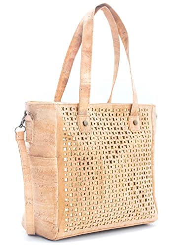 Handmade Vegan Portuguese Cork Purse Tote Bag for Women