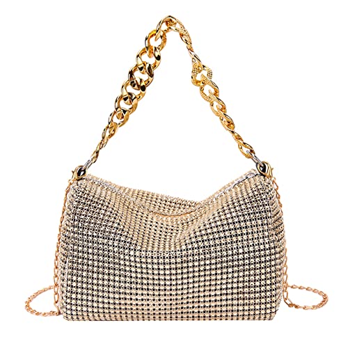 Elegant Evening Bag Glitter Rhinestone Handbag Underarm Bag Shoulder Bag for Daughter Girlfriend Birthday Party handbags