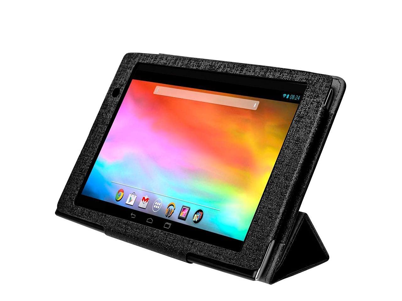 Gigaset 8" Tablet Folio Case, Black - Compatible with iPad Mini, QV830, LePan Mini and Other 8" Tablets