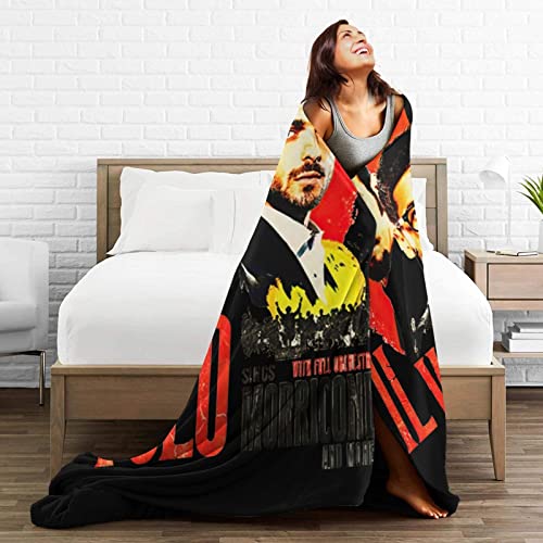 Il Singer Volo Band Sings Morricone Throw Blanket Soft Cozy Flannel Blankets Decor for Bed Couch Living Room Travel Outdoor 50"X40"